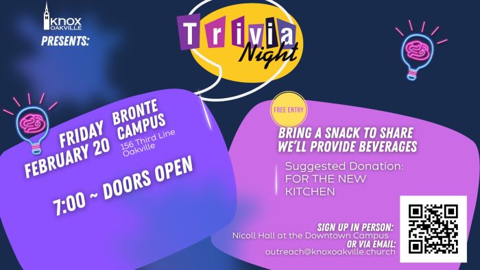 Trivia Night at Knox Bronte Campus – Knox Presbyterian Church